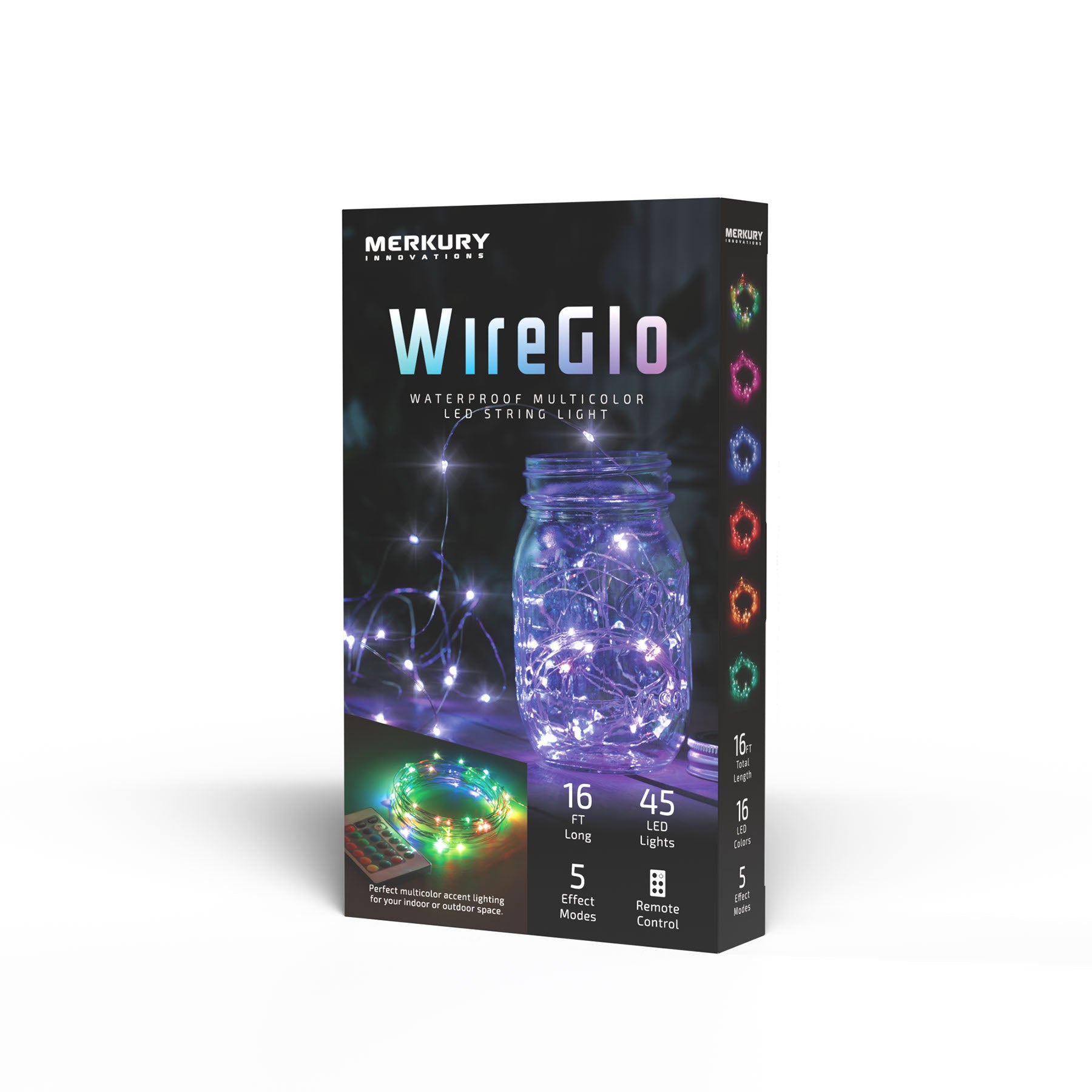 WireGlo Waterproof Multicolor String Lights – Merkury Innovations